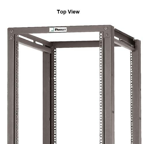 Panduit 4 Post Adjustable Depth Rack - Cableorganizer.com